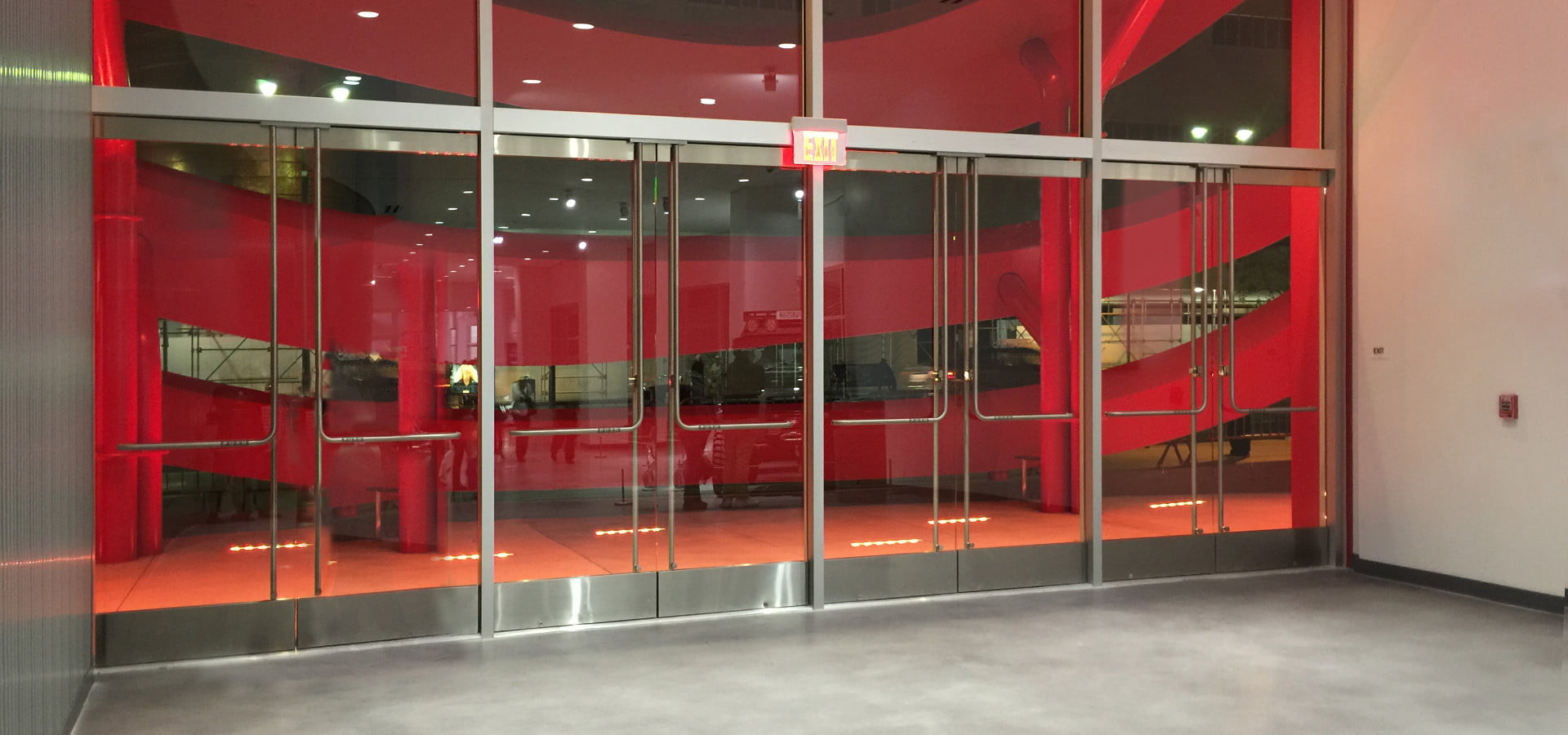 Commercial Exterior Full Glass Door