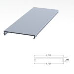 250CLPF - 1" Pocket Filler - Architectural Glass and Metal