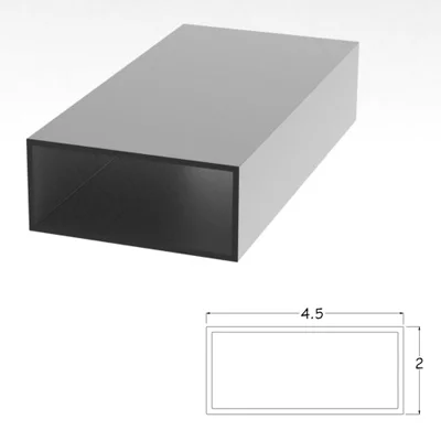 250CLTUB - 2" X 4-1/2" Tube - Architectural Glass and Metal