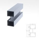 250CLVM - 2" X 4-1/2" Vertical Mullion - Architectural Glass and Metal