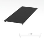 400BRFF - 1-3/4" X 4" Flat Filler - Architectural Glass and Metal