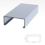 400CLDJ - 1-3/4" X 4" Door Jamb - Architectural Glass and Metal