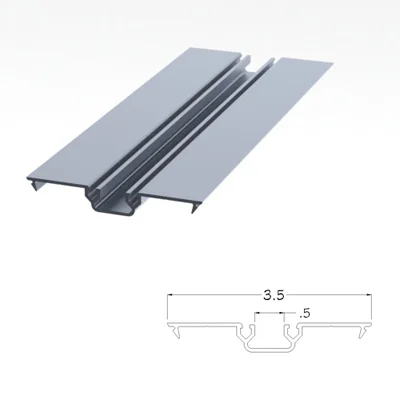 400CLF - 1-3/4" X 4" Filler - Architectural Glass and Metal
