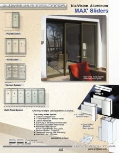Glass and Aluminum Sliding Door Systems for Commercial and Residential