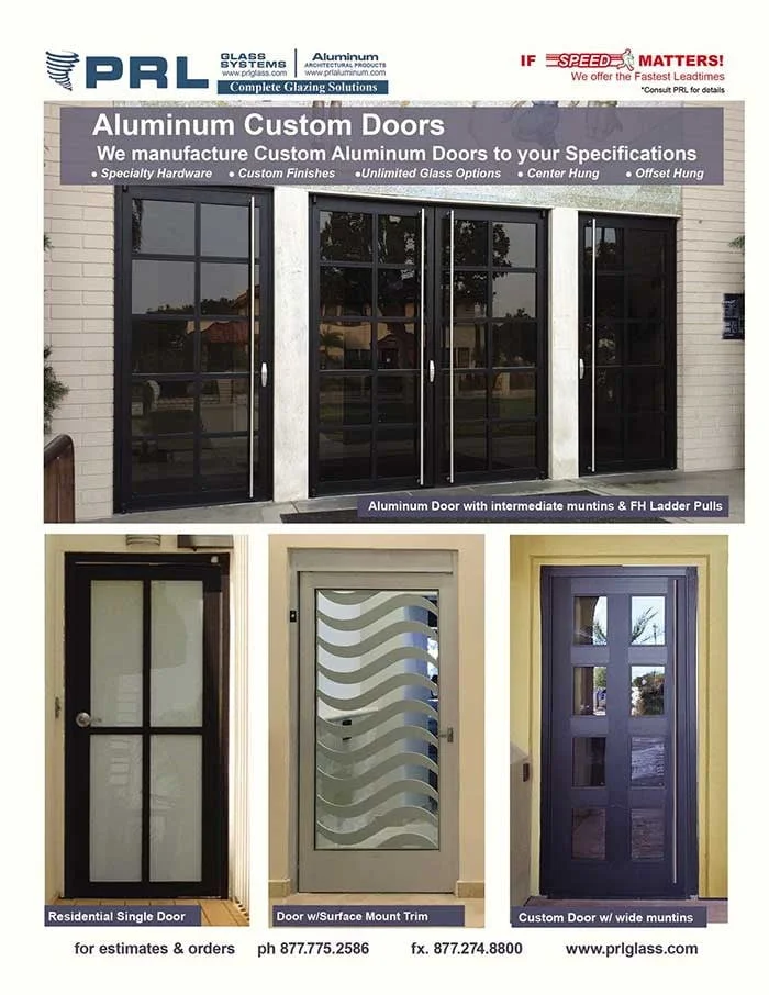 Storefront Aluminum Doors