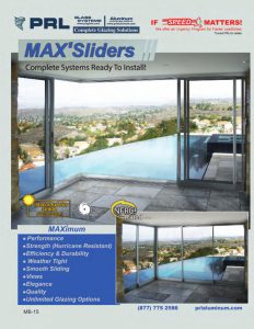 Max Aluminum Sliding Glass Door Catalog - Architectural Glass and Metal