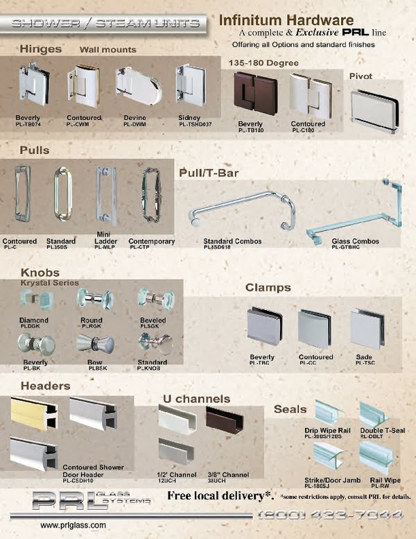 Shower Door Hardware With Just The Right Finish And Touch