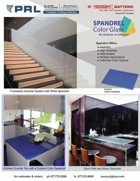 Spandrel Glass. Opaque Colors for Architectural & Decorative Projects