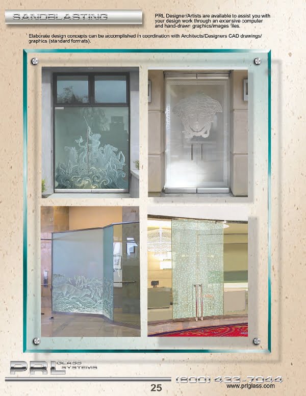 Sandblasted Glass "Exquisite Works of Art Captured in Glass"