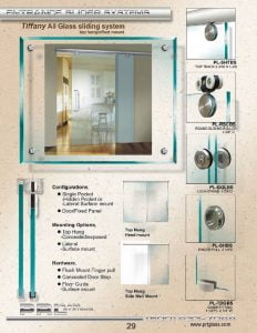 Top Hung Sliding Glass Doors – PRL Glass Tiffany System